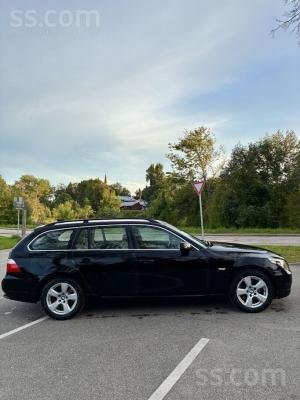 Black BMW 525 2008 in Valka, with an engine capacity of 3.00 L and mileage of 333 thousand km for 3500 €, photo 4 on AUTOMOTO.COM.LV