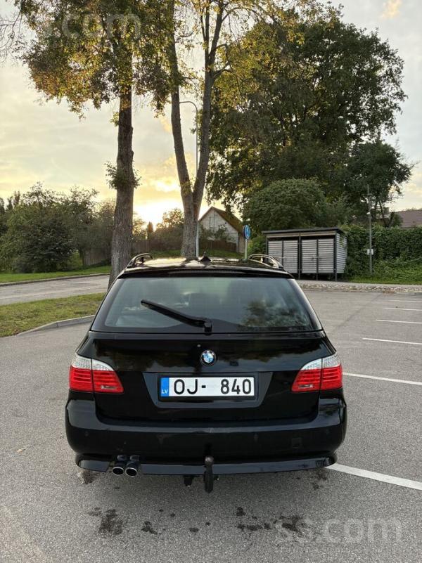 BMW 525 2008 in Valka on AUTOMOTO.COM.LV Black BMW 525 2008 in Valka, with an engine capacity of 3.00 L and mileage of 333 thousand km for 3500 €, photo 5 on AUTOMOTO.COM.LV