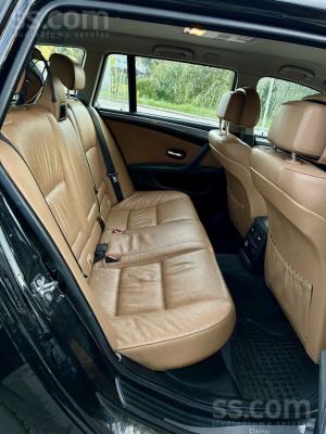 Black BMW 525 2008 in Valka, with an engine capacity of 3.00 L and mileage of 333 thousand km for 3500 €, photo 7 on AUTOMOTO.COM.LV