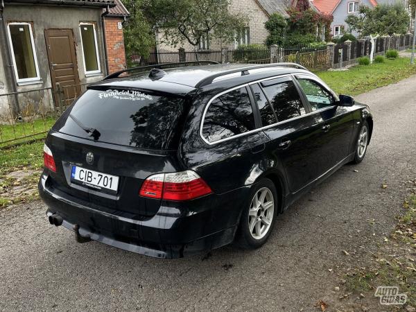 Black BMW 525 2008 in Ariogala, with an engine capacity of 3.00 L and mileage of 496 thousand km for 1750 €, photo 4 on AUTOMOTO.COM.LV