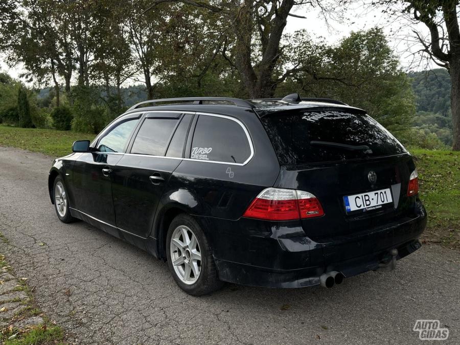 Черный БМВ 525 2008 в Арёгала, объемом двигателя 3.00 л и пробегом 496 тыс. км за 1750 €, фото 5 на AUTOMOTO.COM.LV