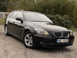 Melns BMW 525 2008 Ogre, ar dzinēja tilpumu 3.00 L un nobraukumu 385 tūkst. km par 3850 €, foto  vietnē AUTOMOTO.COM.LV