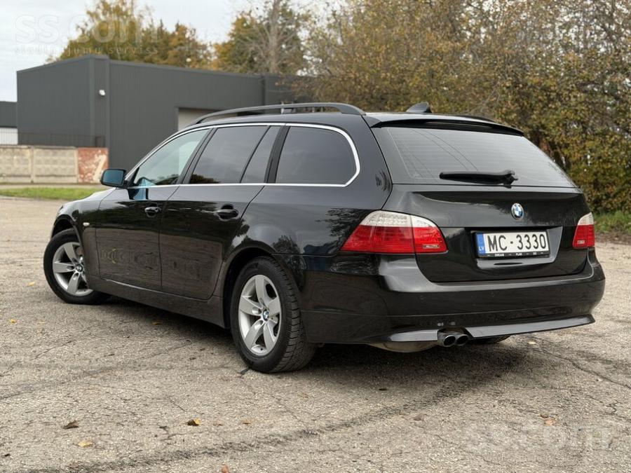 Melns BMW 525 2008 Ogre, ar dzinēja tilpumu 3.00 L un nobraukumu 385 tūkst. km par 3850 €, foto 6 vietnē AUTOMOTO.COM.LV