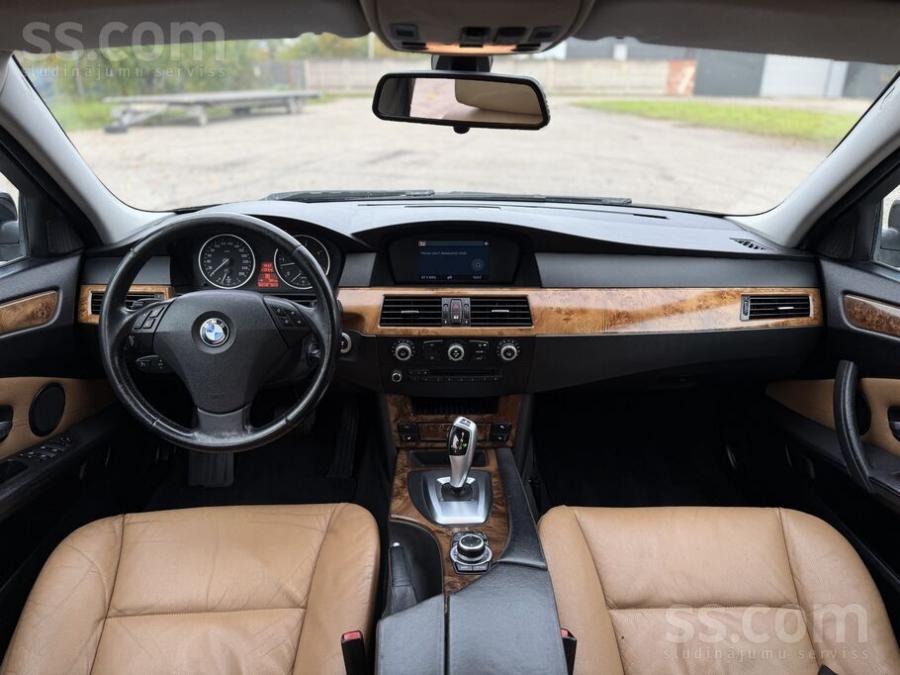 Melns BMW 525 2008 Ogre, ar dzinēja tilpumu 3.00 L un nobraukumu 385 tūkst. km par 3850 €, foto 10 vietnē AUTOMOTO.COM.LV