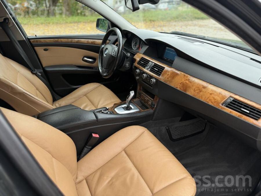 Melns BMW 525 2008 Ogre, ar dzinēja tilpumu 3.00 L un nobraukumu 385 tūkst. km par 3850 €, foto 14 vietnē AUTOMOTO.COM.LV