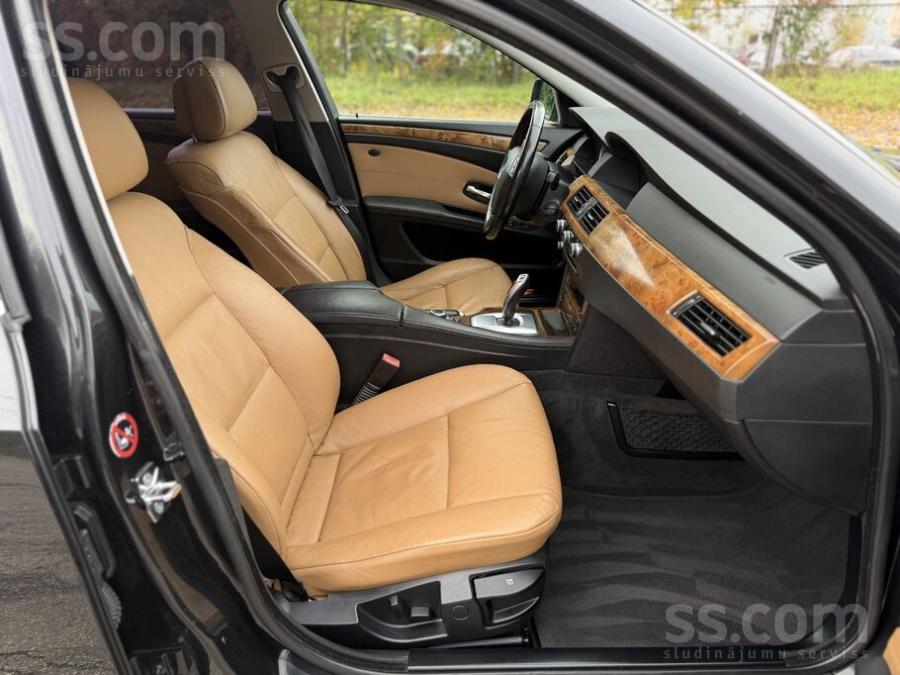 Melns BMW 525 2008 Ogre, ar dzinēja tilpumu 3.00 L un nobraukumu 385 tūkst. km par 3850 €, foto 15 vietnē AUTOMOTO.COM.LV
