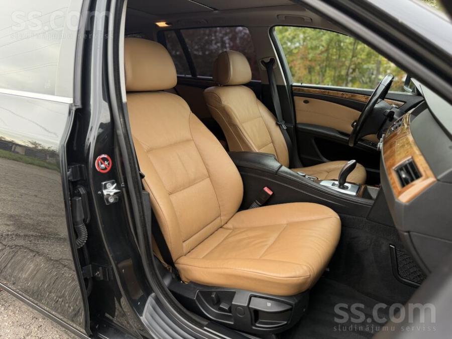 Melns BMW 525 2008 Ogre, ar dzinēja tilpumu 3.00 L un nobraukumu 385 tūkst. km par 3850 €, foto 16 vietnē AUTOMOTO.COM.LV