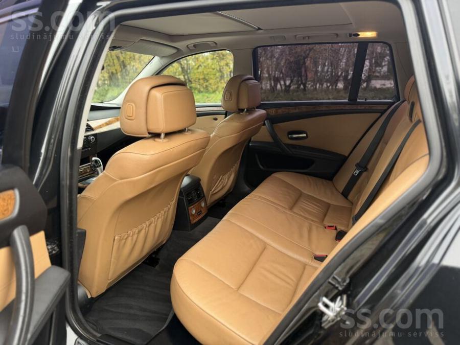 Melns BMW 525 2008 Ogre, ar dzinēja tilpumu 3.00 L un nobraukumu 385 tūkst. km par 3850 €, foto 17 vietnē AUTOMOTO.COM.LV