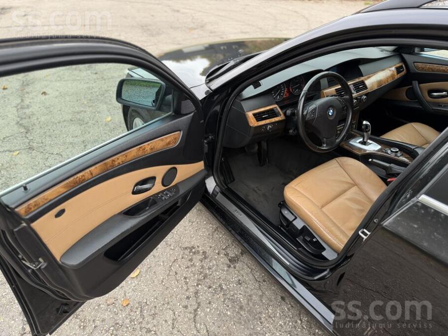 Melns BMW 525 2008 Ogre, ar dzinēja tilpumu 3.00 L un nobraukumu 385 tūkst. km par 3850 €, foto 19 vietnē AUTOMOTO.COM.LV