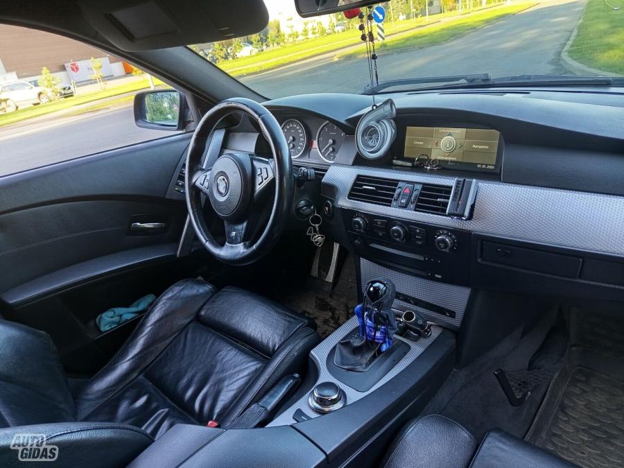Черный БМВ 525 2008 в Ширвинтос, объемом двигателя 2.50 л и пробегом 460 тыс. км за 4300 €, фото 9 на AUTOMOTO.COM.LV