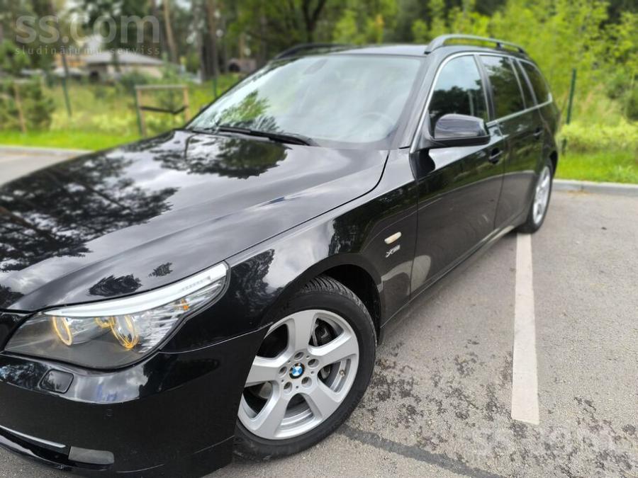 Black BMW 525 2009 in Daugavpils, with an engine capacity of 2.50 L and mileage of 405 thousand km for 4750 €, photo 3 on AUTOMOTO.COM.LV
