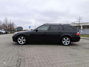 Black BMW 525 2009 in Vilnius, with an engine capacity of 2.99 L and mileage of 292 thousand km for 6500 €, photo  on AUTOMOTO.COM.LV