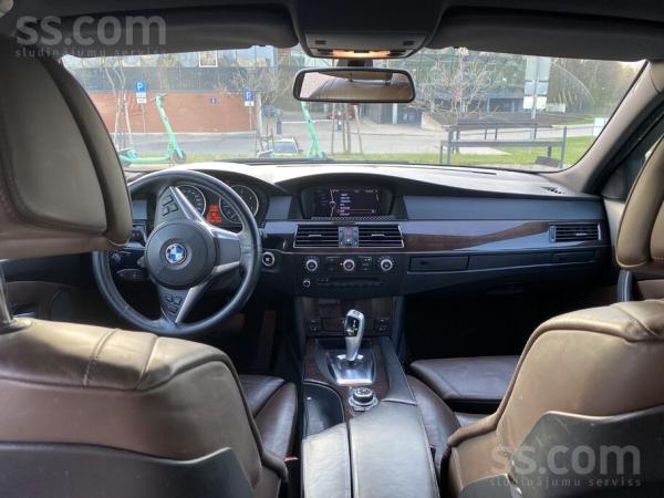 Melns BMW 525 2009 Rīga, ar dzinēja tilpumu 3.00 L un nobraukumu 500 tūkst. km par 4150 €, foto 6 vietnē AUTOMOTO.COM.LV