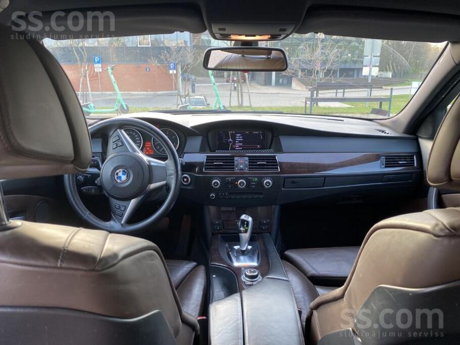 Melns BMW 525 2009 Rīga, ar dzinēja tilpumu 3.00 L un nobraukumu 500 tūkst. km par 4150 €, foto 7 vietnē AUTOMOTO.COM.LV
