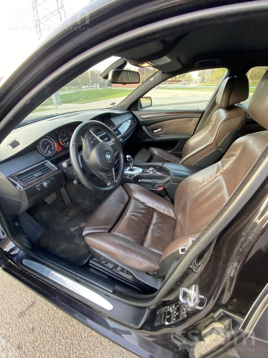 Melns BMW 525 2009 Rīga, ar dzinēja tilpumu 3.00 L un nobraukumu 500 tūkst. km par 4150 €, foto 10 vietnē AUTOMOTO.COM.LV