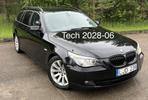 Black BMW 525 2009 in Siauliai, with an engine capacity of 3.00 L and mileage of 403 thousand km for 2950 €, photo  on AUTOMOTO.COM.LV