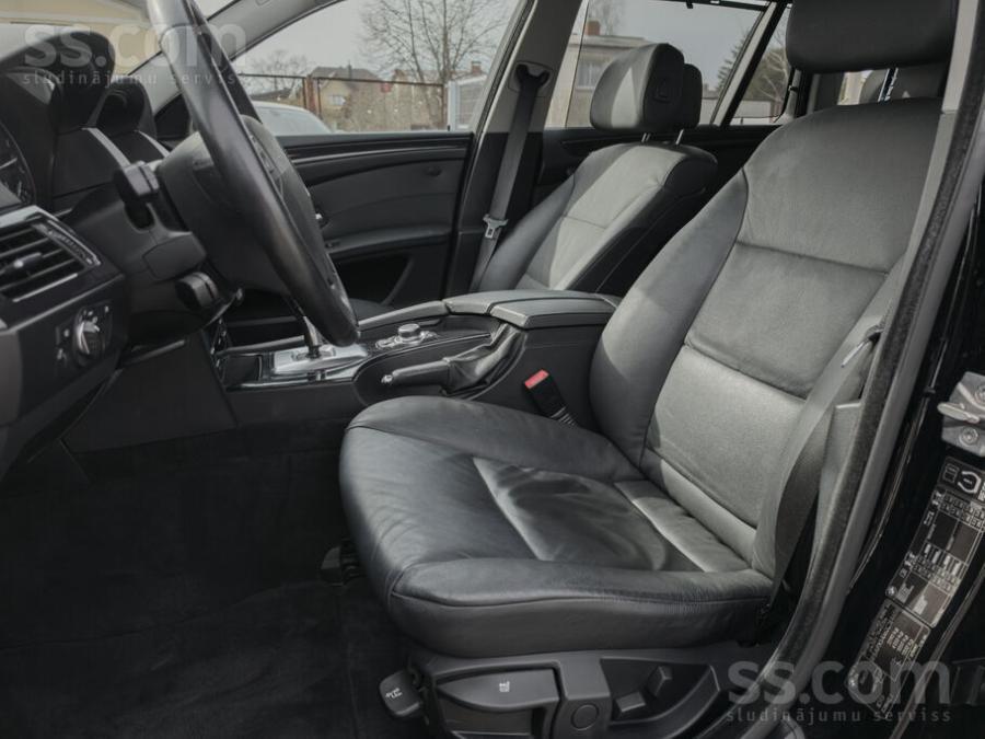 Черный БМВ 525 2009 в Лиепая, объемом двигателя 3.00 л и пробегом 263 тыс. км за 5790 €, фото 12 на AUTOMOTO.COM.LV