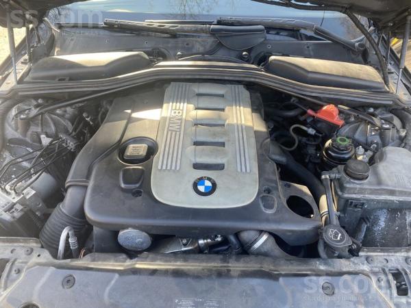 Black BMW 525 2009 in Riga, with an engine capacity of 3.00 L and mileage of 420 thousand km for 6300 €, photo 8 on AUTOMOTO.COM.LV