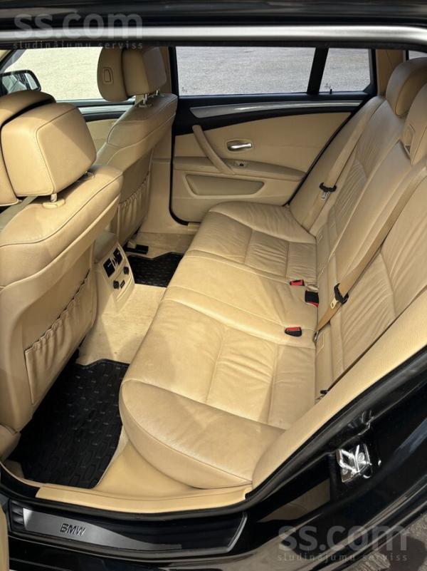 Melns BMW 525 2009 Daugavpils, ar dzinēja tilpumu 3.00 L un nobraukumu 365 tūkst. km par 7150 €, foto 10 vietnē AUTOMOTO.COM.LV