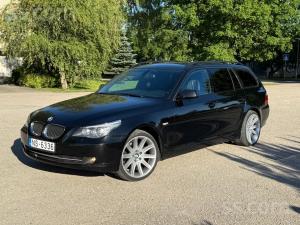 Black BMW 525 2009 in Riga, with an engine capacity of 3.00 L and mileage of 389 thousand km for 5750 €, photo  on AUTOMOTO.COM.LV