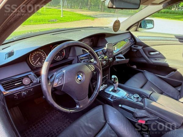 Черный БМВ 525 2009 в Рига, объемом двигателя 3.00 л и пробегом 389 тыс. км за 5750 €, фото 3 на AUTOMOTO.COM.LV