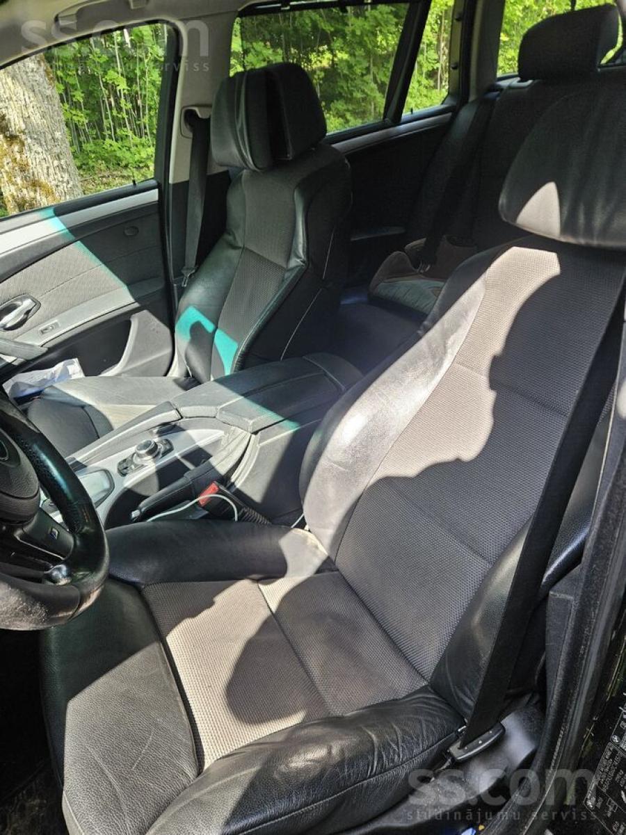 Melns BMW 525 2009 Rīga, ar dzinēja tilpumu 3.00 L un nobraukumu 500 tūkst. km par 3600 €, foto 7 vietnē AUTOMOTO.COM.LV