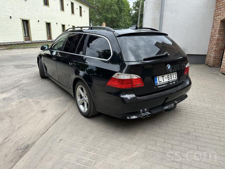 Melns BMW 525 2009 Jelgava, ar dzinēja tilpumu 3.00 L un nobraukumu 483 tūkst. km par 4900 €, foto 8 vietnē AUTOMOTO.COM.LV