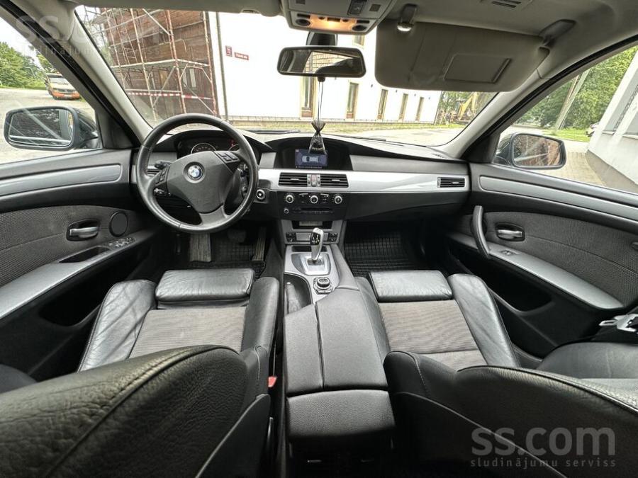 Melns BMW 525 2009 Jelgava, ar dzinēja tilpumu 3.00 L un nobraukumu 483 tūkst. km par 4900 €, foto 11 vietnē AUTOMOTO.COM.LV