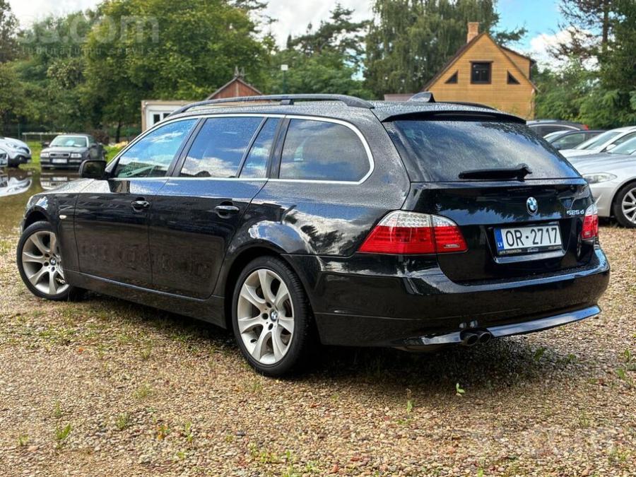 Черный БМВ 525 2009 в Кулдига, объемом двигателя 3.00 л и пробегом 298 тыс. км за 5290 €, фото 4 на AUTOMOTO.COM.LV