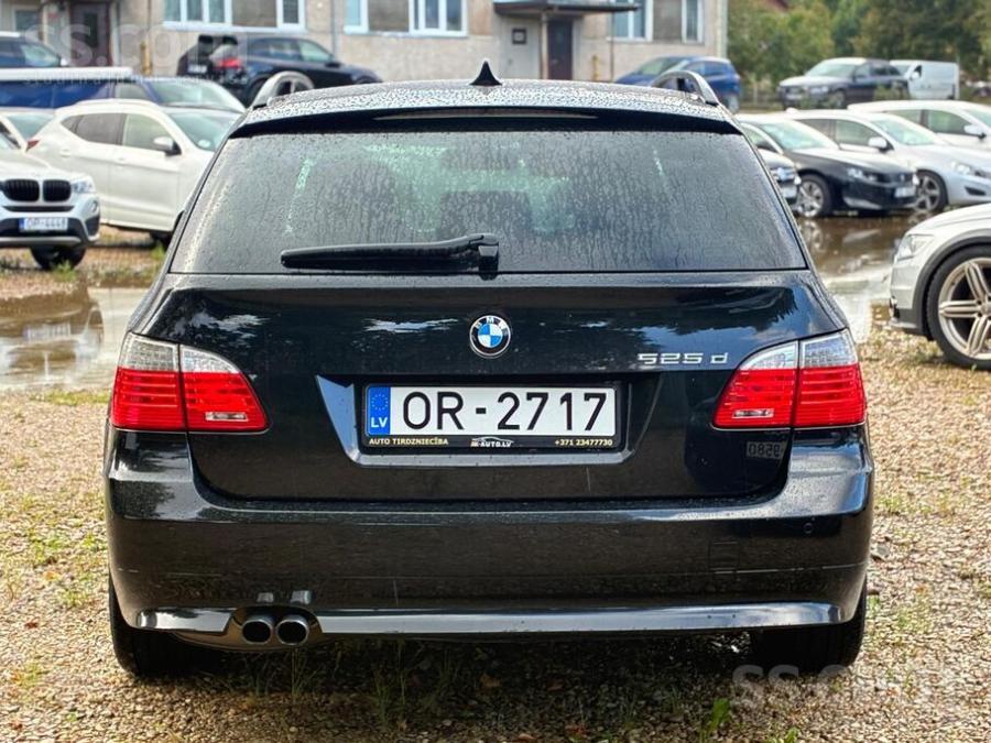 Черный БМВ 525 2009 в Кулдига, объемом двигателя 3.00 л и пробегом 298 тыс. км за 5290 €, фото 8 на AUTOMOTO.COM.LV