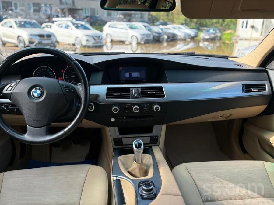 Черный БМВ 525 2009 в Кулдига, объемом двигателя 3.00 л и пробегом 298 тыс. км за 5290 €, фото 15 на AUTOMOTO.COM.LV