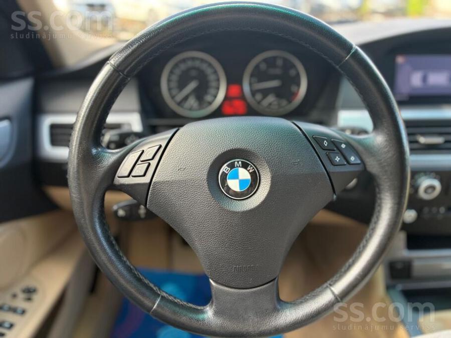 Черный БМВ 525 2009 в Кулдига, объемом двигателя 3.00 л и пробегом 298 тыс. км за 5290 €, фото 16 на AUTOMOTO.COM.LV