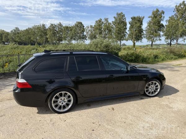 Black BMW 525 2009 in Riga, with an engine capacity of 3.00 L and mileage of 388 thousand km for 6100 €, photo 6 on AUTOMOTO.COM.LV