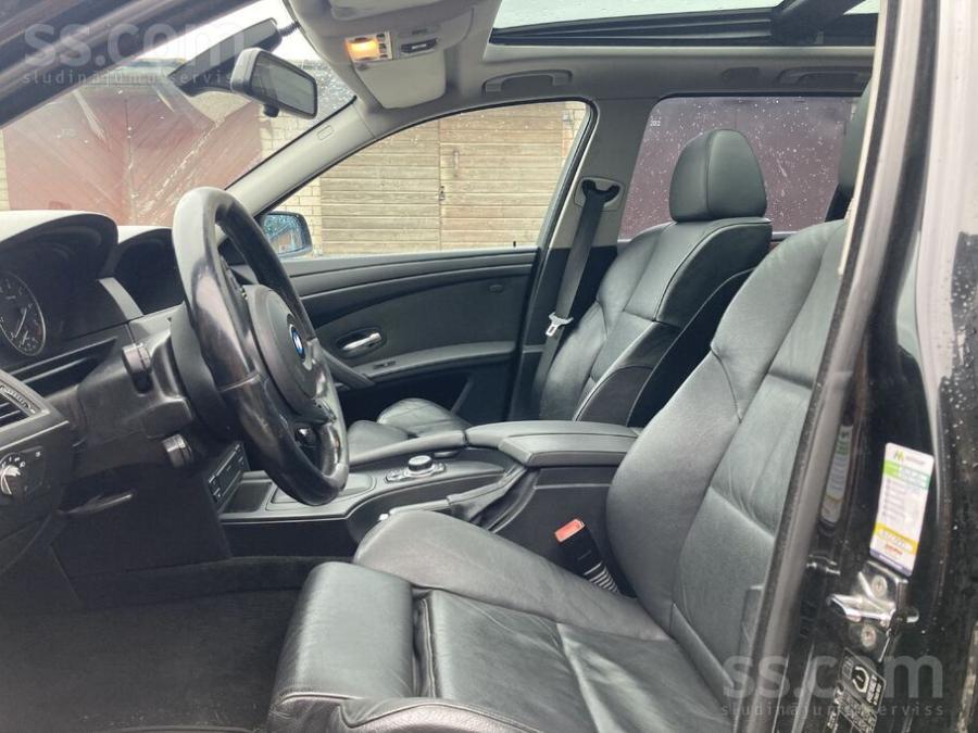 Melns BMW 525 2009 Rīga, ar dzinēja tilpumu 3.00 L un nobraukumu 305 tūkst. km par 3400 €, foto 7 vietnē AUTOMOTO.COM.LV