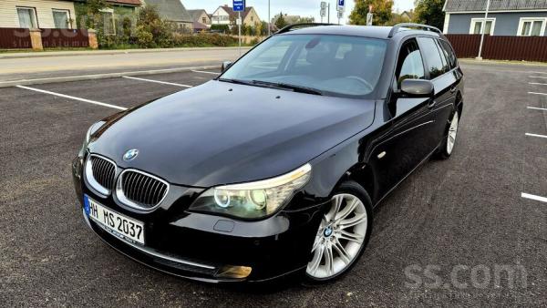 Melns BMW 525 2009 Daugavpils, ar dzinēja tilpumu 3.00 L un nobraukumu 261 tūkst. km par 4250 €, foto 3 vietnē AUTOMOTO.COM.LV