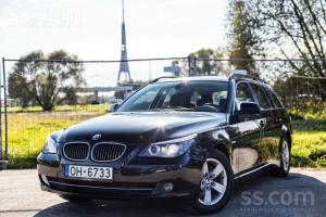 Black BMW 525 2010 in Riga, with an engine capacity of 3.00 L and mileage of 270 thousand km for 6190 €, photo  on AUTOMOTO.COM.LV