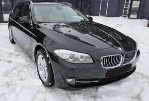 Melns BMW 525 2010 Utena, ar dzinēja tilpumu 2.99 L un nobraukumu 270 tūkst. km par 5750 €, foto  vietnē AUTOMOTO.COM.LV