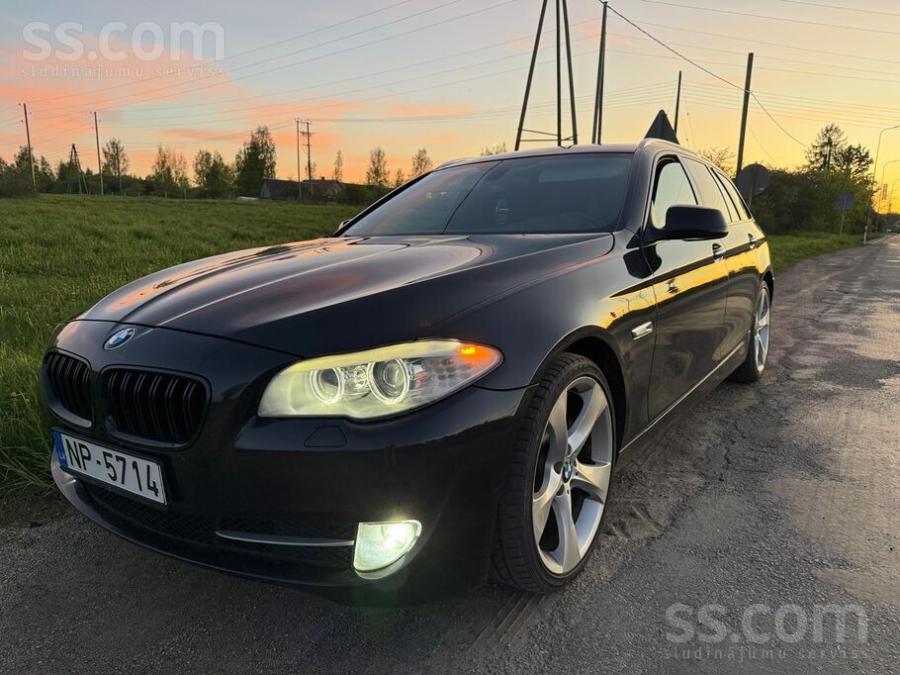 Черный БМВ 525 2010 в Балви, объемом двигателя 3.00 л и пробегом 279 тыс. км за 8290 €, фото 1 на AUTOMOTO.COM.LV