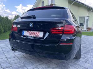 Black BMW 525 2010 in Vilnius, with an engine capacity of 2.99 L and mileage of 357 thousand km for 7999 €, photo 11 on AUTOMOTO.COM.LV