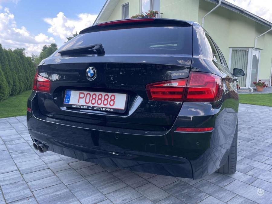 Black BMW 525 2010 in Vilnius, with an engine capacity of 2.99 L and mileage of 357 thousand km for 7999 €, photo 11 on AUTOMOTO.COM.LV