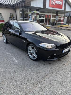 Melns BMW 525 2010 Kuldīga, ar dzinēja tilpumu 2.50 L un nobraukumu 294 tūkst. km par 8500 €, foto  vietnē AUTOMOTO.COM.LV