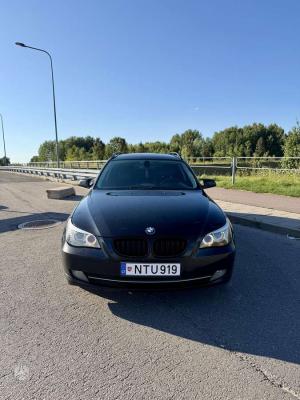 Black BMW 525 2010 in Vilnius, with an engine capacity of 2.99 L and mileage of 340 thousand km for 3699 €, photo  on AUTOMOTO.COM.LV