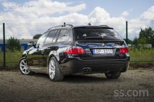 Black BMW 525 2010 in Riga, with an engine capacity of 3.00 L and mileage of 402 thousand km for 7890 €, photo 5 on AUTOMOTO.COM.LV