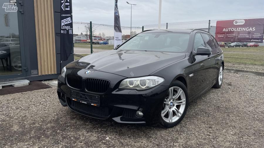 Black BMW 525 2011 in Marijampole, with an engine capacity of 3.00 L and mileage of 330 thousand km for 9200 €, photo 3 on AUTOMOTO.COM.LV