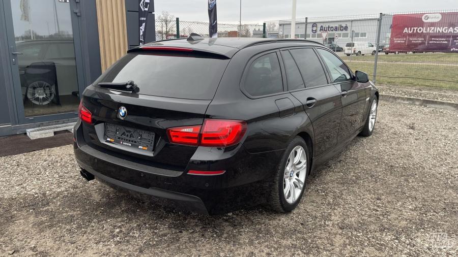 Black BMW 525 2011 in Marijampole, with an engine capacity of 3.00 L and mileage of 330 thousand km for 9200 €, photo 10 on AUTOMOTO.COM.LV