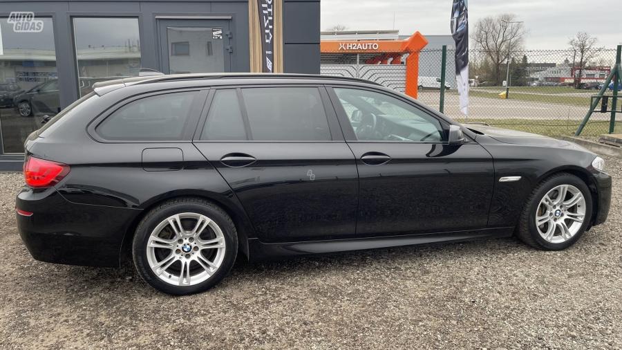 Black BMW 525 2011 in Marijampole, with an engine capacity of 3.00 L and mileage of 330 thousand km for 9200 €, photo 11 on AUTOMOTO.COM.LV