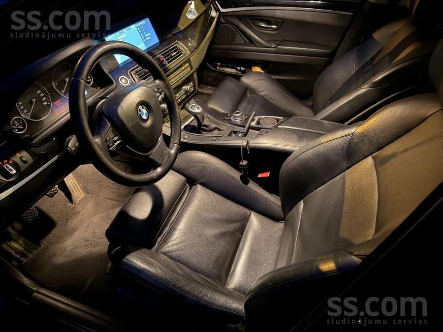 Melns BMW 525 2011 Kuldīga, ar dzinēja tilpumu 3.00 L un nobraukumu 320 tūkst. km par 7200 €, foto 8 vietnē AUTOMOTO.COM.LV