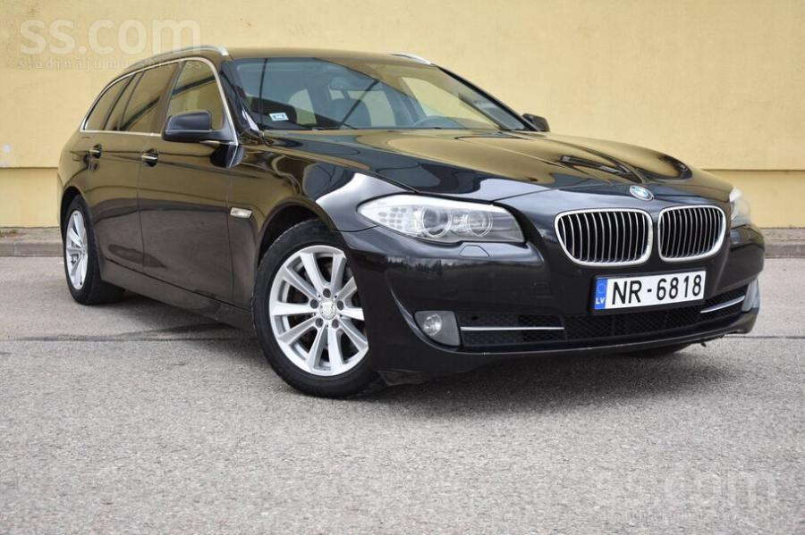 Melns BMW 525 2011 Talsi, ar dzinēja tilpumu 2.90 L un nobraukumu 315 tūkst. km par 7500 €, foto 1 vietnē AUTOMOTO.COM.LV