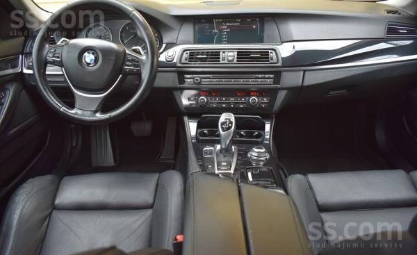 Black BMW 525 2011 in Talsi, with an engine capacity of 2.90 L and mileage of 315 thousand km for 7000 €, photo 7 on AUTOMOTO.COM.LV