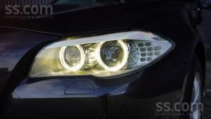 Black BMW 525 2011 in Riga, with an engine capacity of 3.00 L and mileage of 266 thousand km for 7500 €, photo 4 on AUTOMOTO.COM.LV
